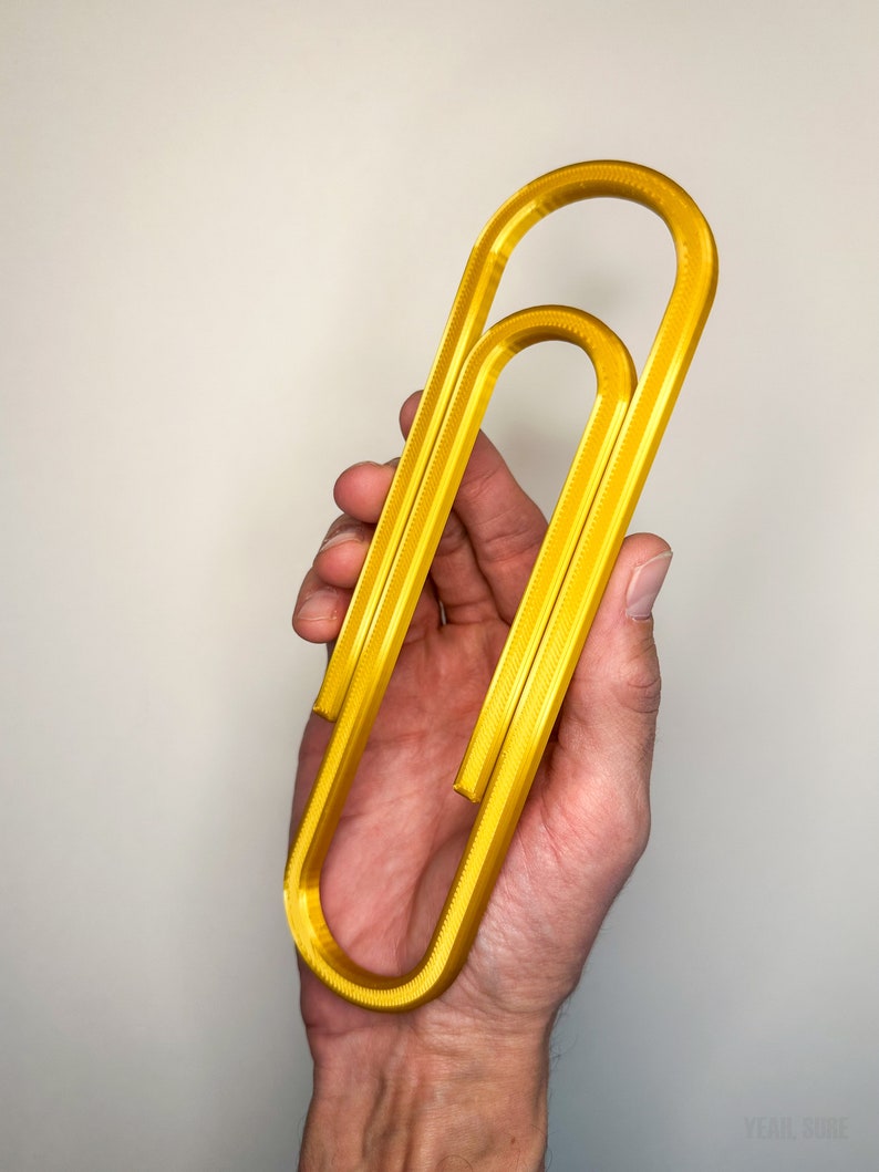 Giant Gold Paper Clip - Etsy