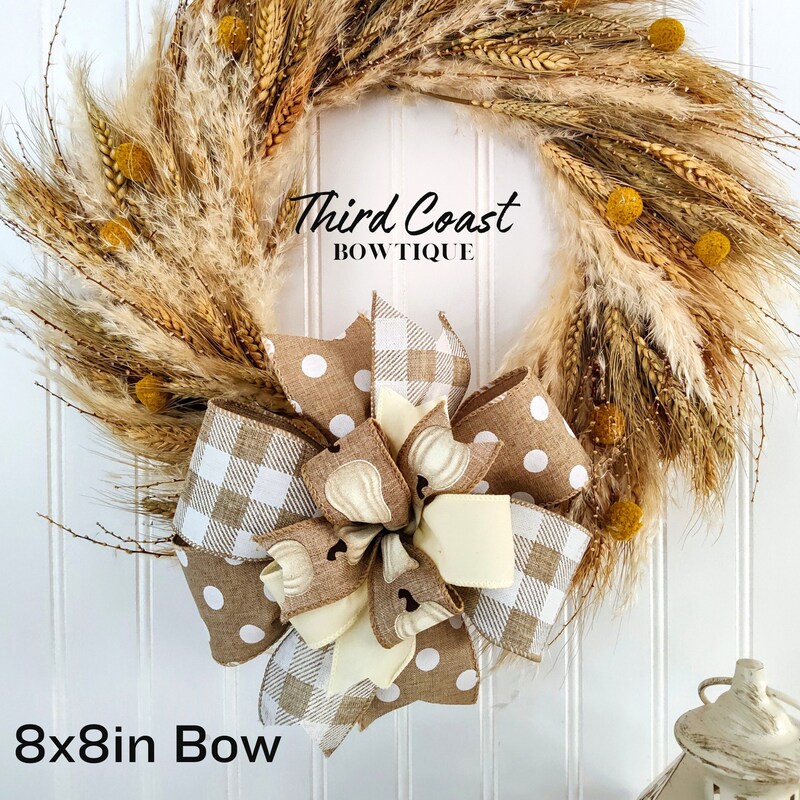 Fall Wreath Bow - Etsy