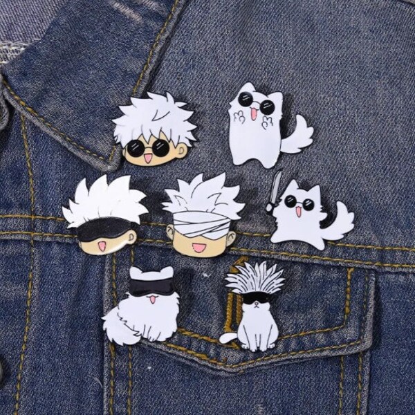 Gojo Satoru Enamel Pin - Etsy