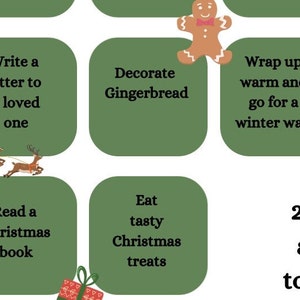 Family Activity Advent Calendar | Christmas Activity | Family Fun ...