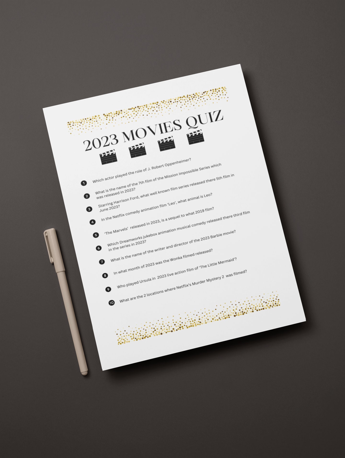 New Years Eve Quiz Bundle | 2023 Theme Quiz | Printable Quiz Bundle ...