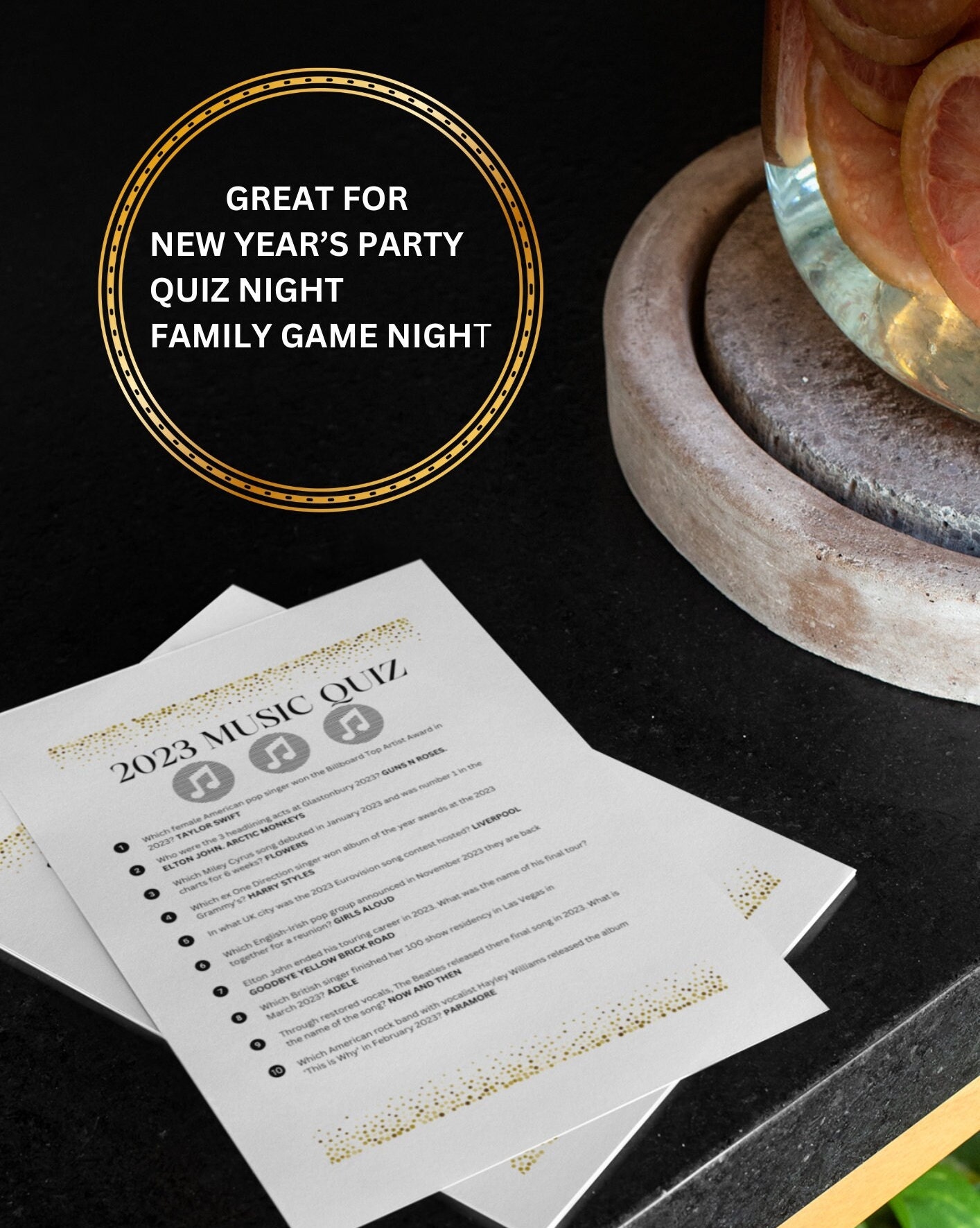 New Years Eve Quiz Bundle | 2023 Theme Quiz | Printable Quiz Bundle ...