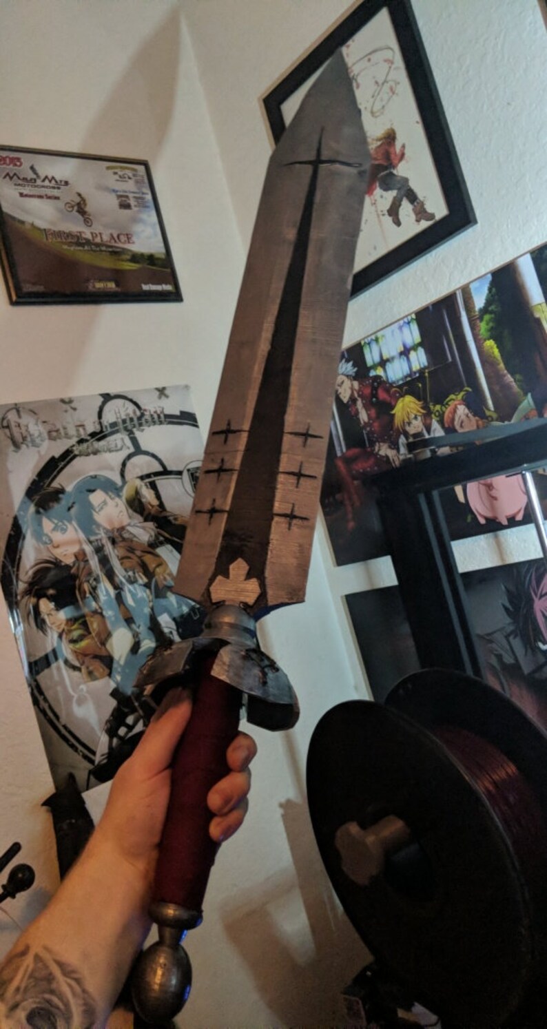 Asta's Demon Sword 1:1 Scale Prop High Quality - Etsy