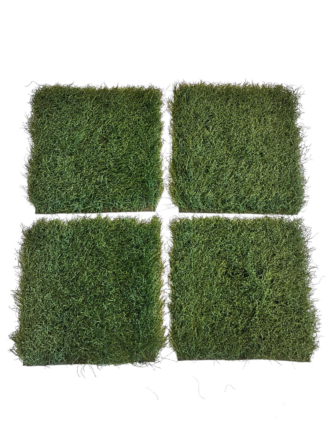 Versatile 1x1 Ft Artificial Turf Squares - Ideal for Crafting, Home ...