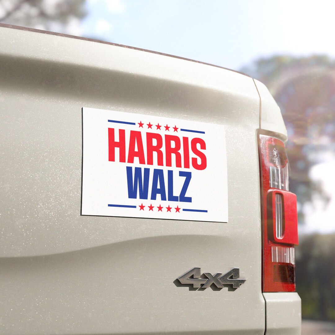 Harris Walz Car Magnets, Harris Walz Car Sticker, Kamala Presidential ...