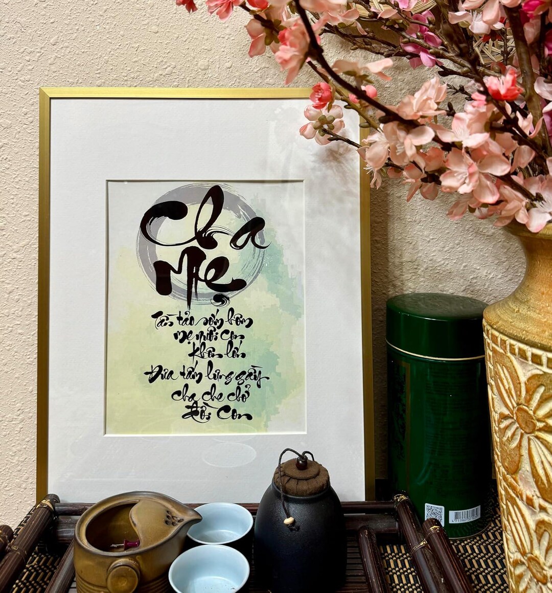 Handwriting Tet Meaningful Quotes Frame, CHA ME Quotes Frame ...