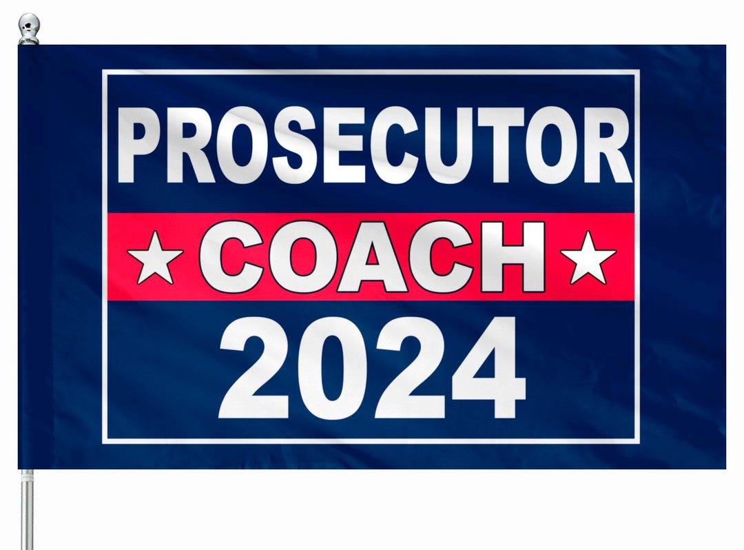 Prosecutor Coach 2024 Flag, Kamala for President Flag, Kamala Harris ...