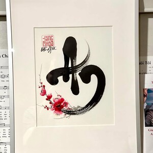 Handwriting Vietnamese New Year Quotes frame Included, Lunar New Year ...