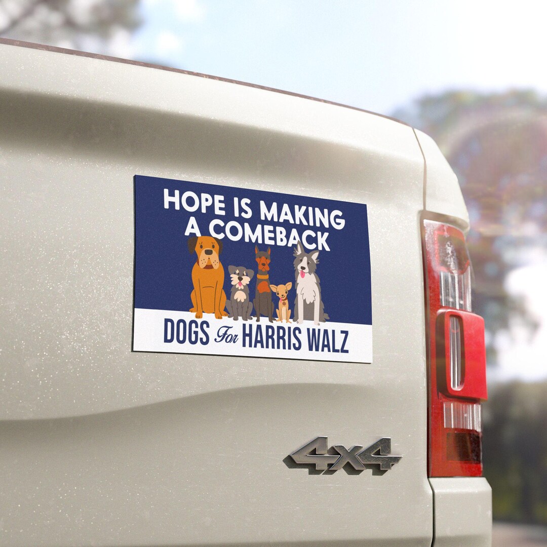 Hope is Making A Comeback 2024 Car Magnets, Kamala Harris Car Magnet ...