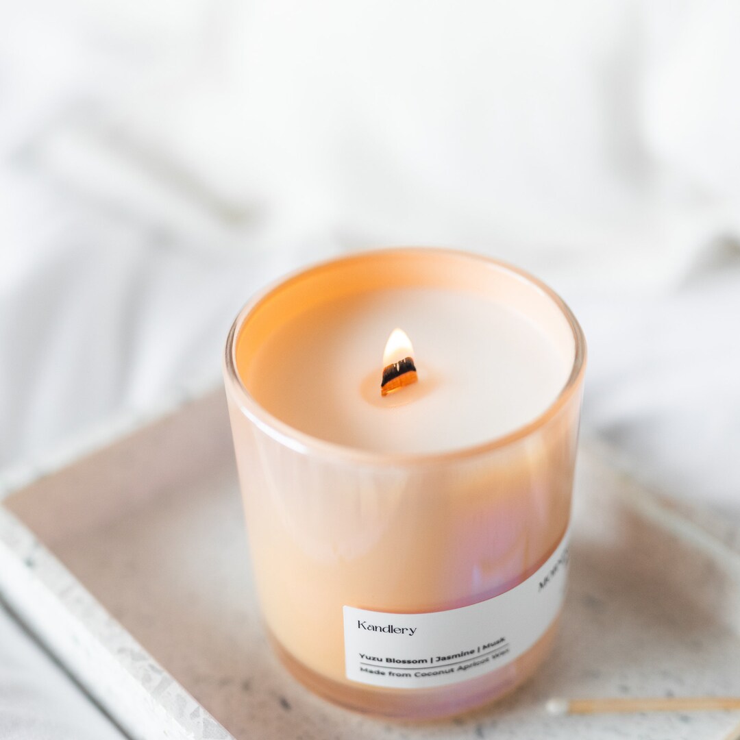 Morning Mist Wood Wicks Coconut Wax Gift Idea Aesthetic Luxury Scented ...
