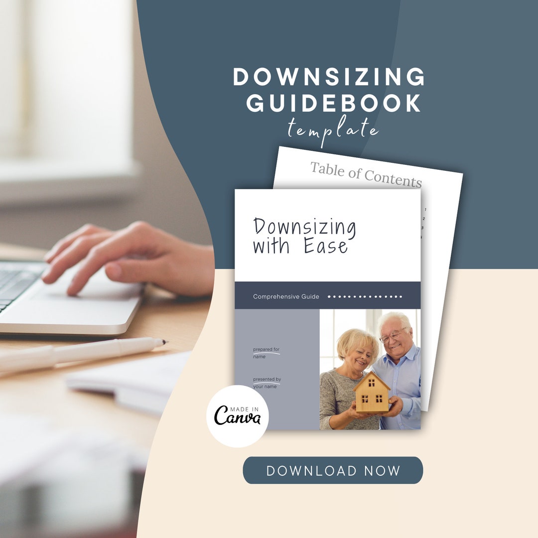 Downsizing Canva Template | Lead Generation | Professional Marketing Guide | Real Estate ...
