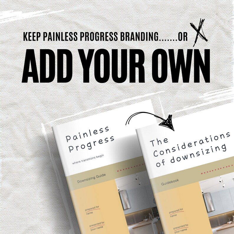 Downsizing Guide for Clients | Realtor & Senior Transition Professional Toolkit | Printable ...