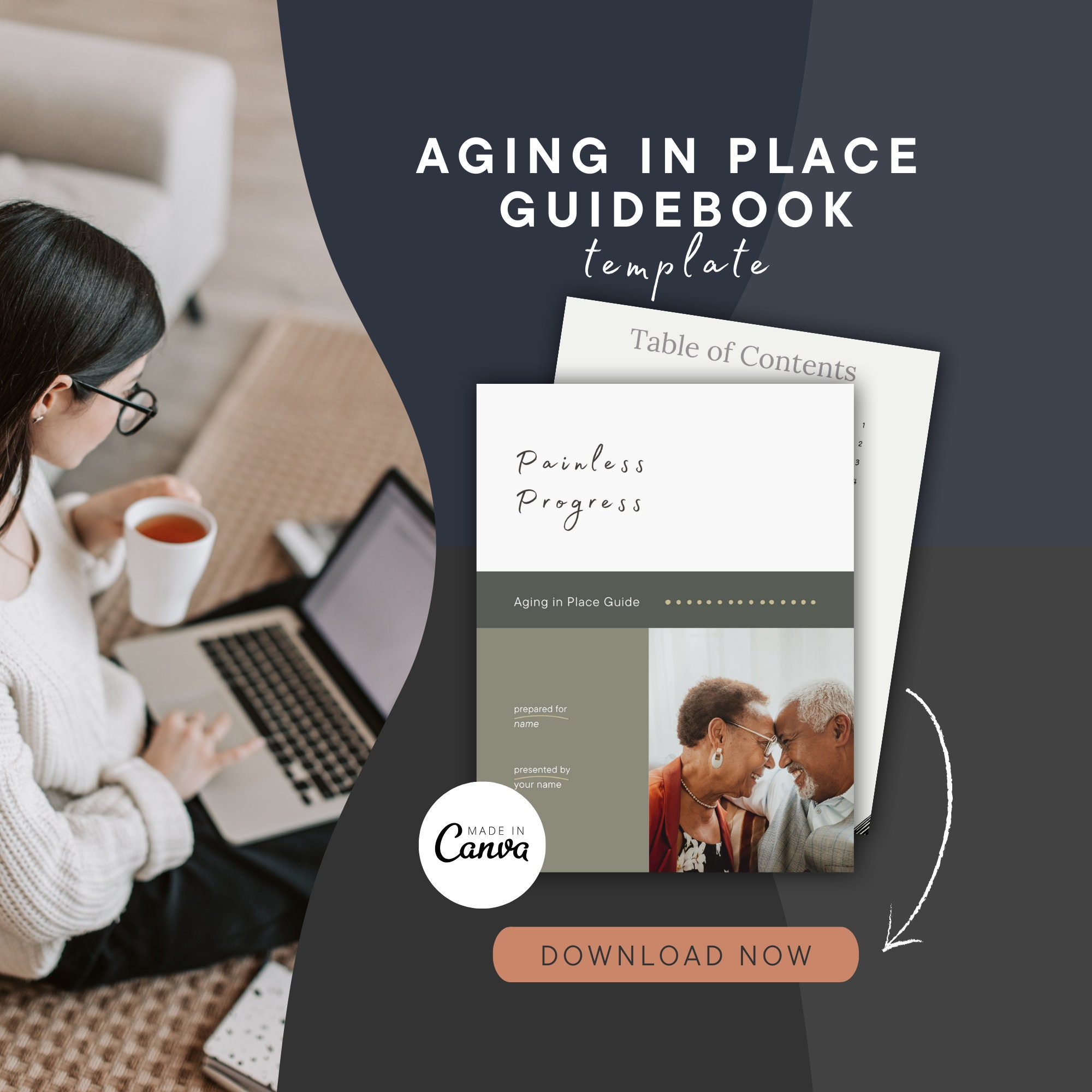Aging in Place Guidebook Canva Template | Lead Magnet | Comprehensive ...