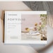 Stunning Event Planner Portfolio Lookbook Template | Editable Canva ...