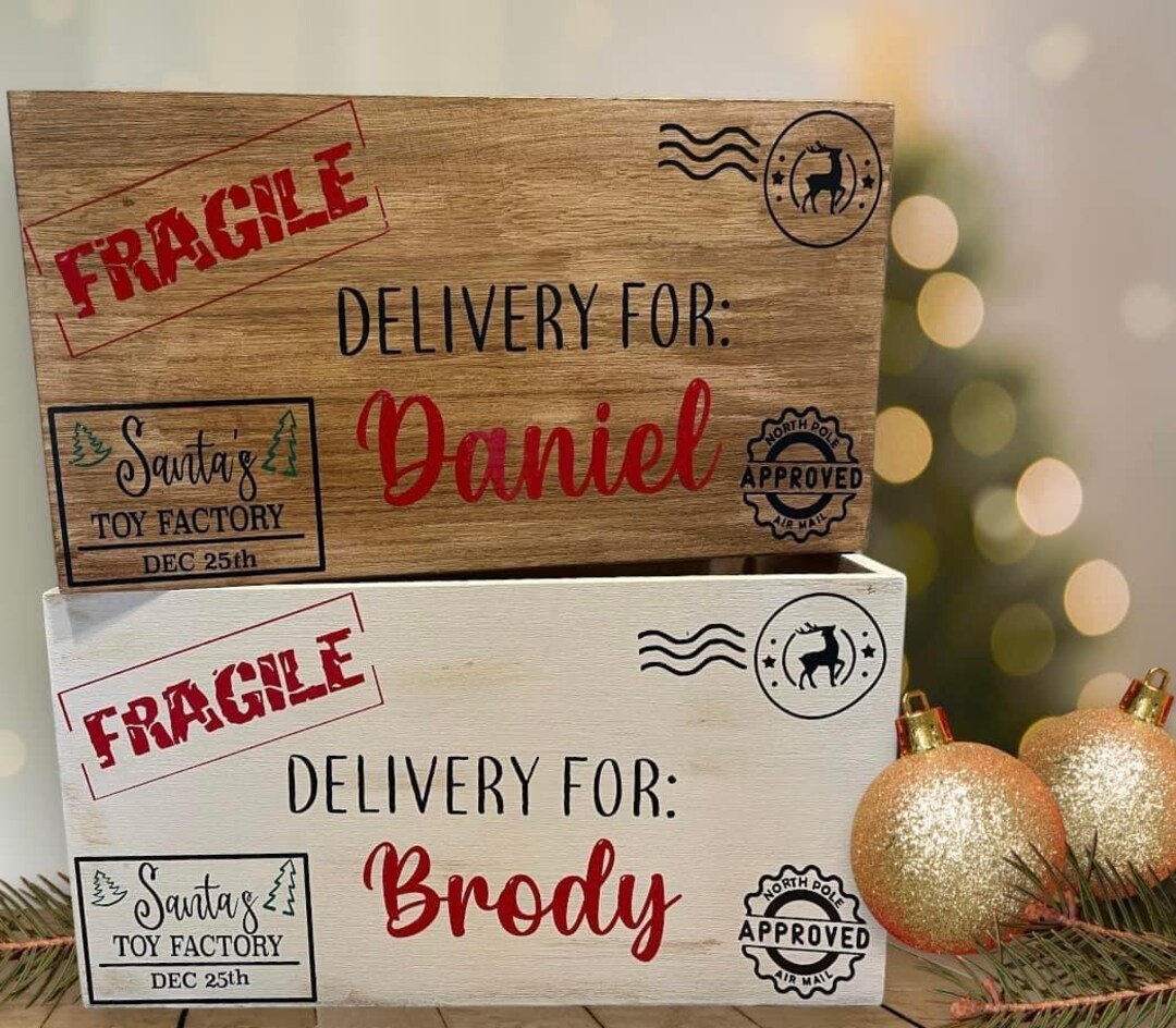 Personalized Christmas Eve Boxes - Etsy
