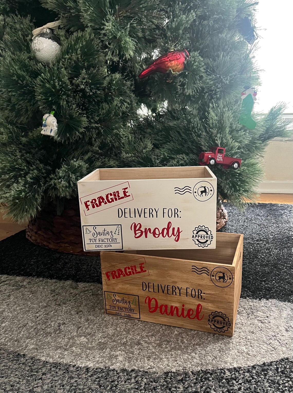 Personalized Christmas Eve Boxes - Etsy