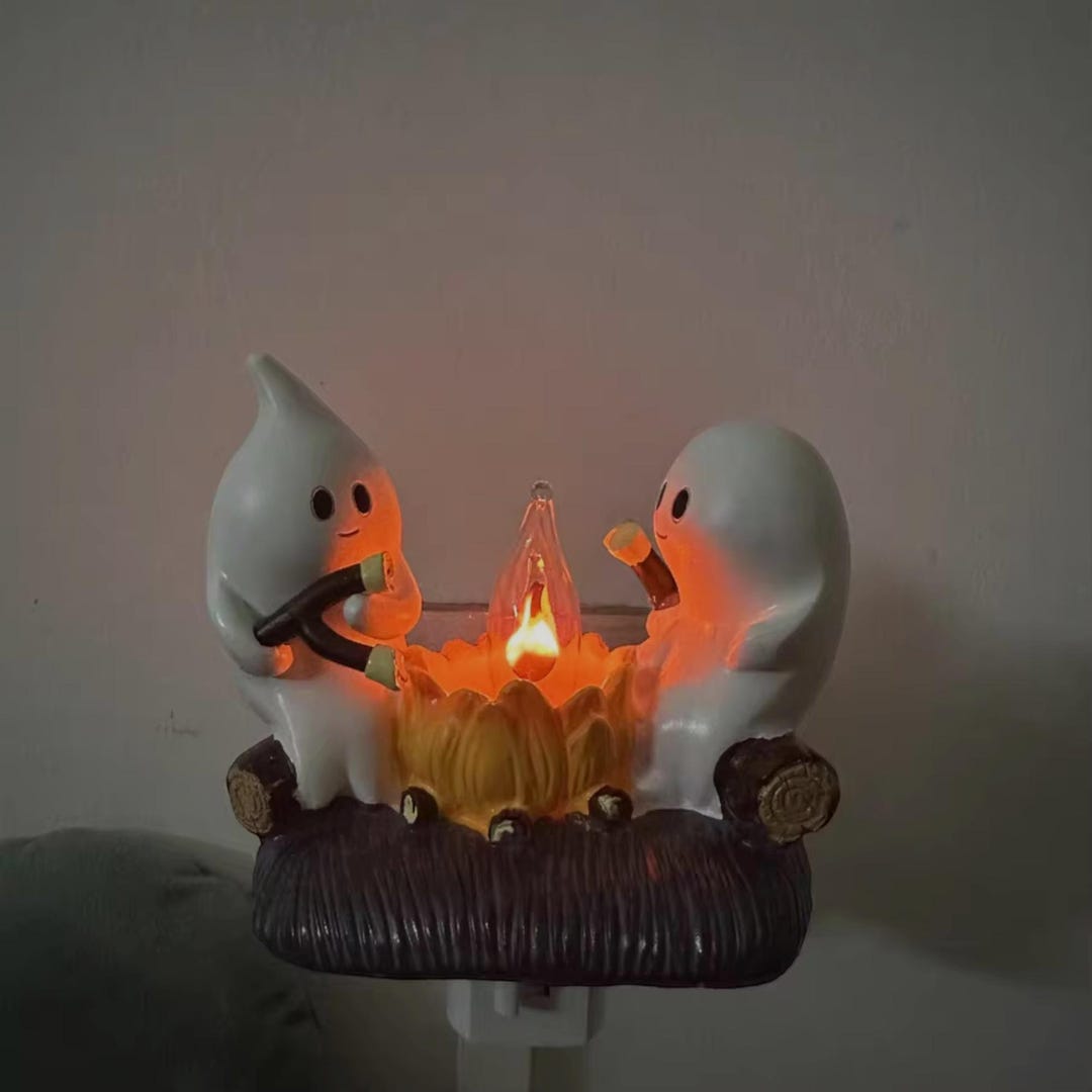 Halloween Ghost Plug in Night Light Wall Plug in Night Light Halloween ...