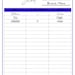Sign up Sheet- Blue - Etsy