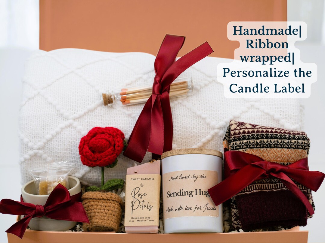 Self Care Hamper Pamper, Hygge Gift Box, Cozy Care Package for Women ...