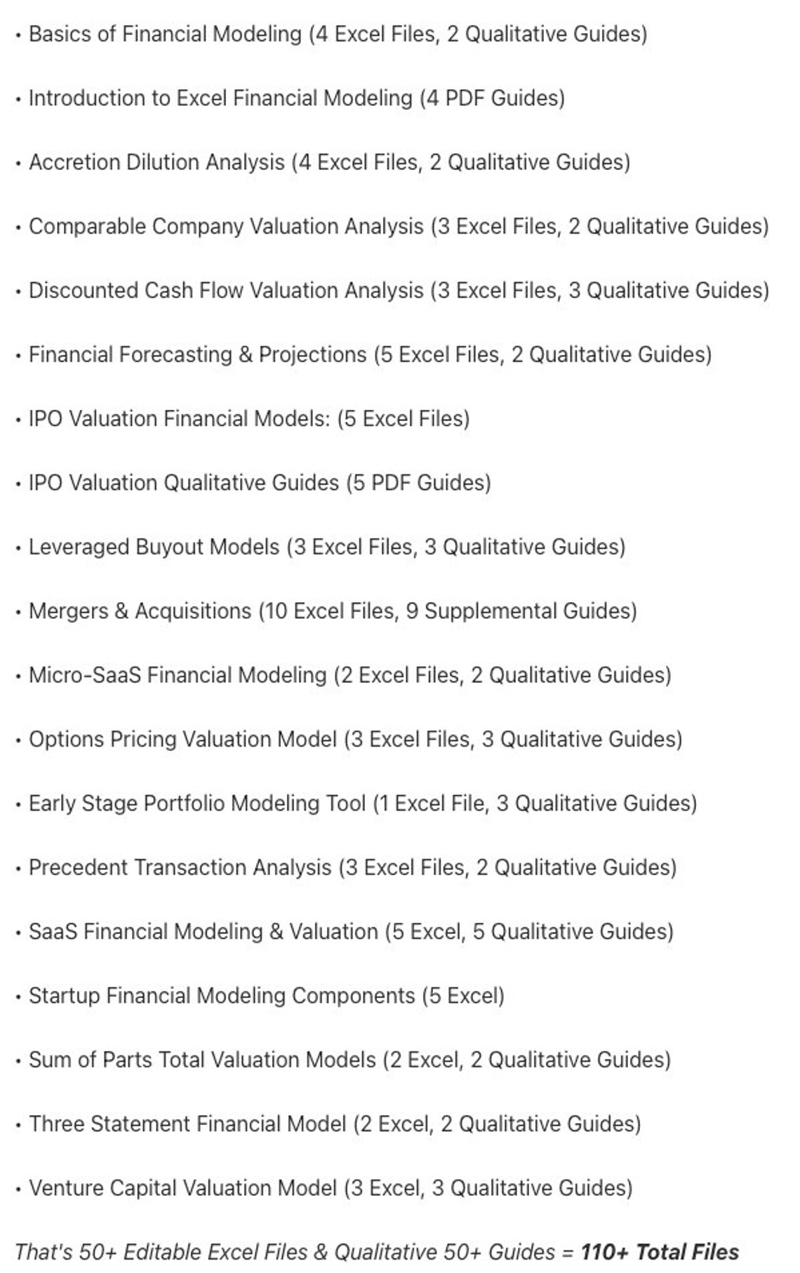 Complete Financial Modeling and Valuation Excel Bundle - Pt. 1 - Etsy