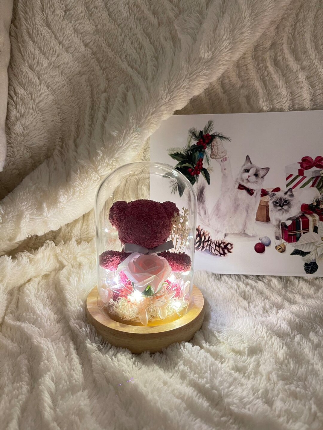 Eternal Pink Rose/eternal Flower/ Preserved Flower/ Romantic Gift to ...