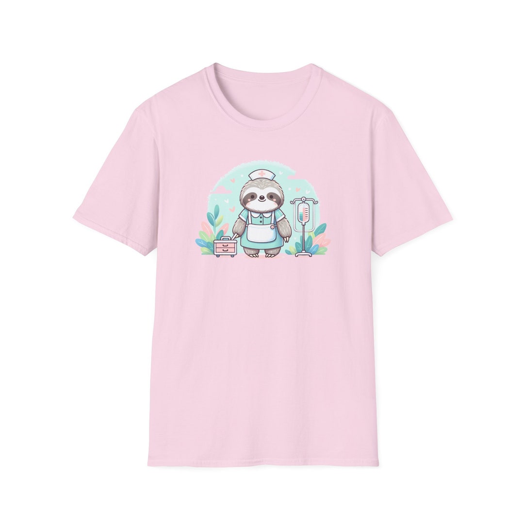 Nurse Sloth Unisex Softstyle T-shirt - Etsy