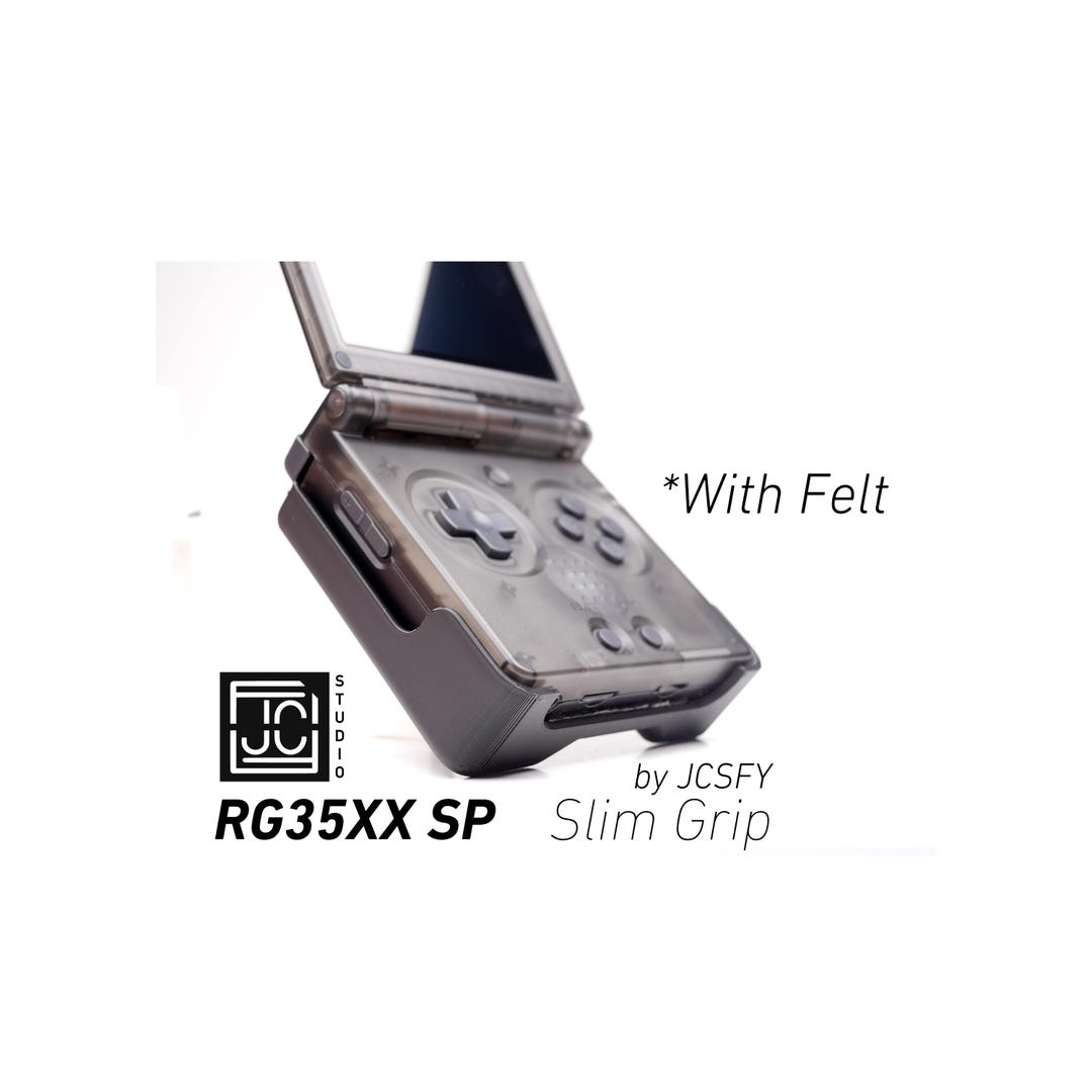 Grip for Anbernic RG35XX-SP RG35 SP Slim Grip Felt Lining Case Felt ...