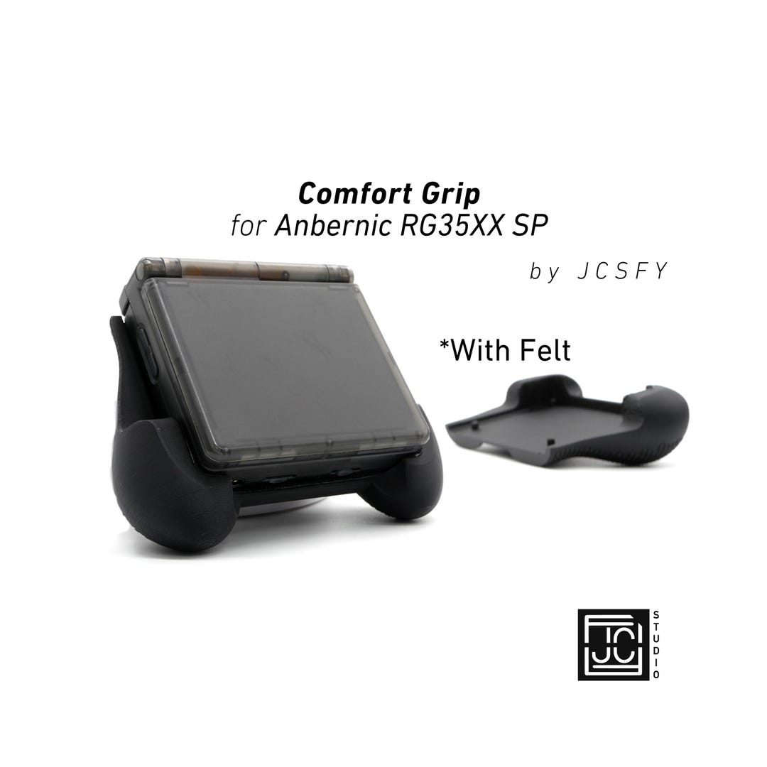 Grip for Anbernic RG35XX-SP Comfort Grip Felt Lining Case With Felt ...