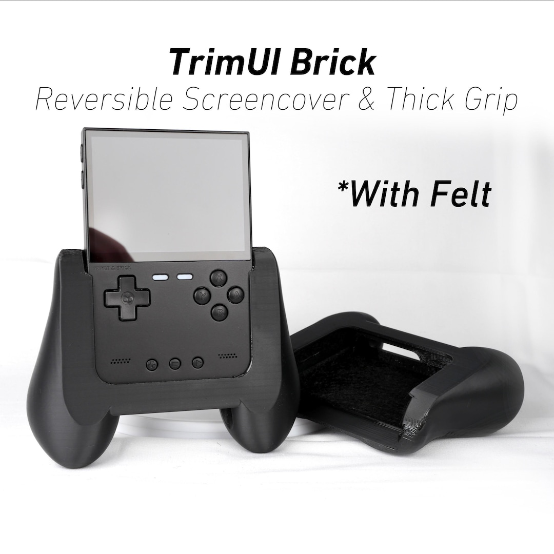 Trimui Brick Reversible Screen Cover Comfort Grip Felt Screen Protector ...