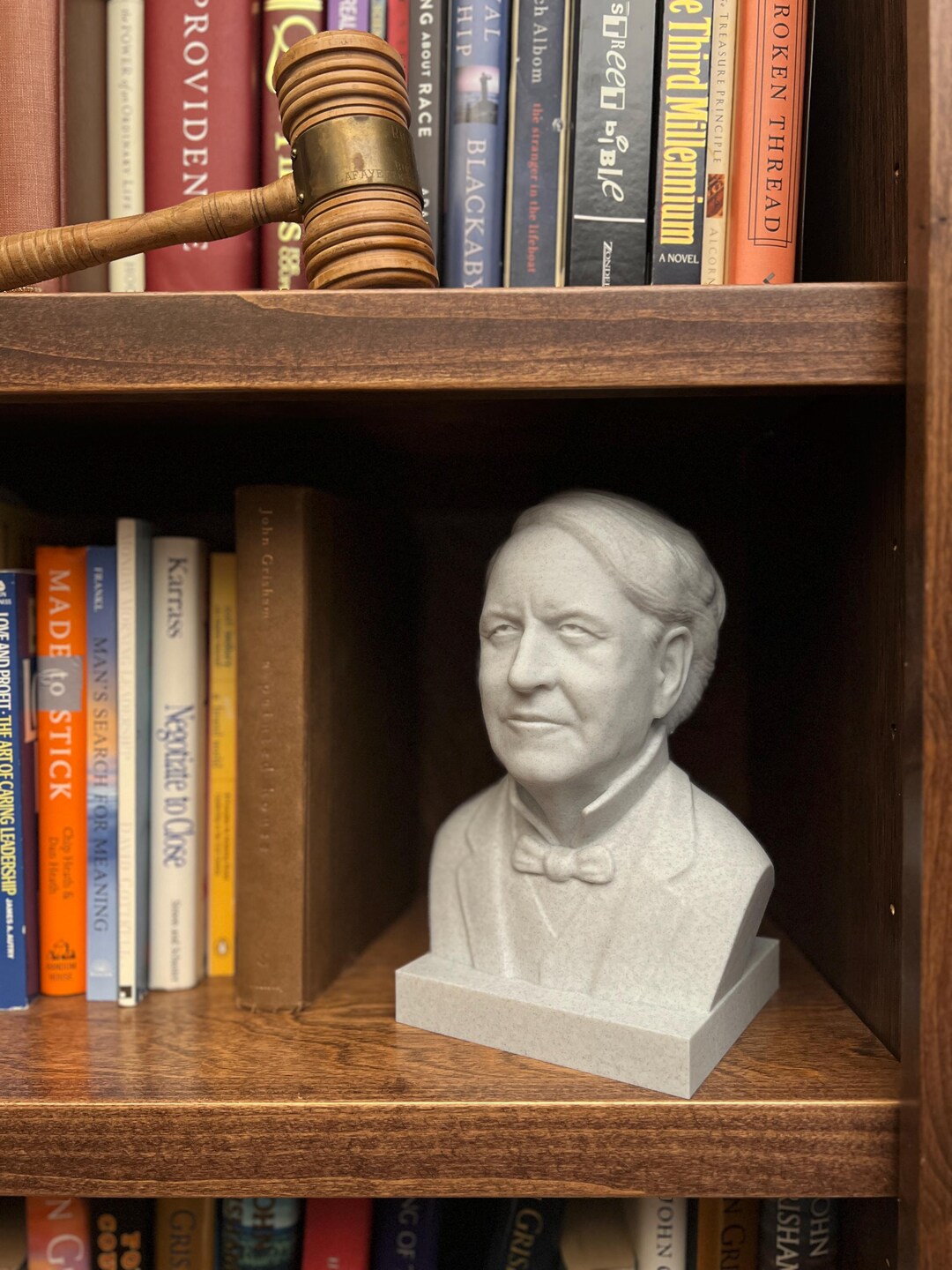 Thomas Alva Edison Life Size Sculpture Bust 3D Printed Decor ...