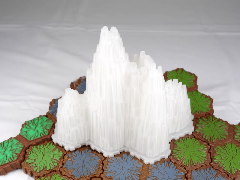 Large Outcrop Hero Scape Single Hex Obstacle | Tabletop Terrain ...