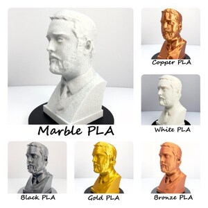 Marie Curie Life Size Bust – 3D Printed Female Scientist Sculpture ...