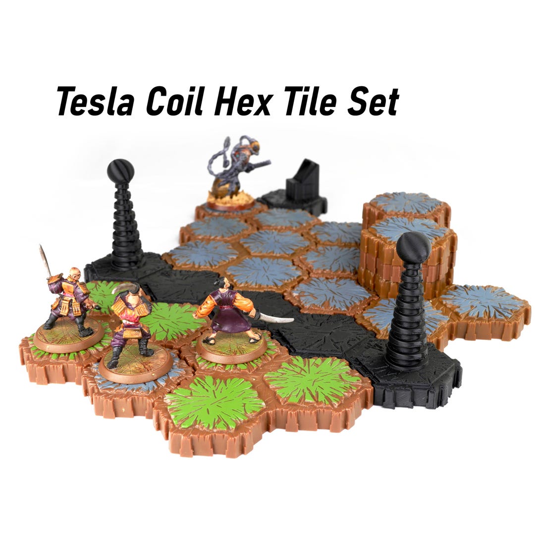 Tesla Gate Hero Scape Obstacle Interactive | Tabletop Terrain Hex ...
