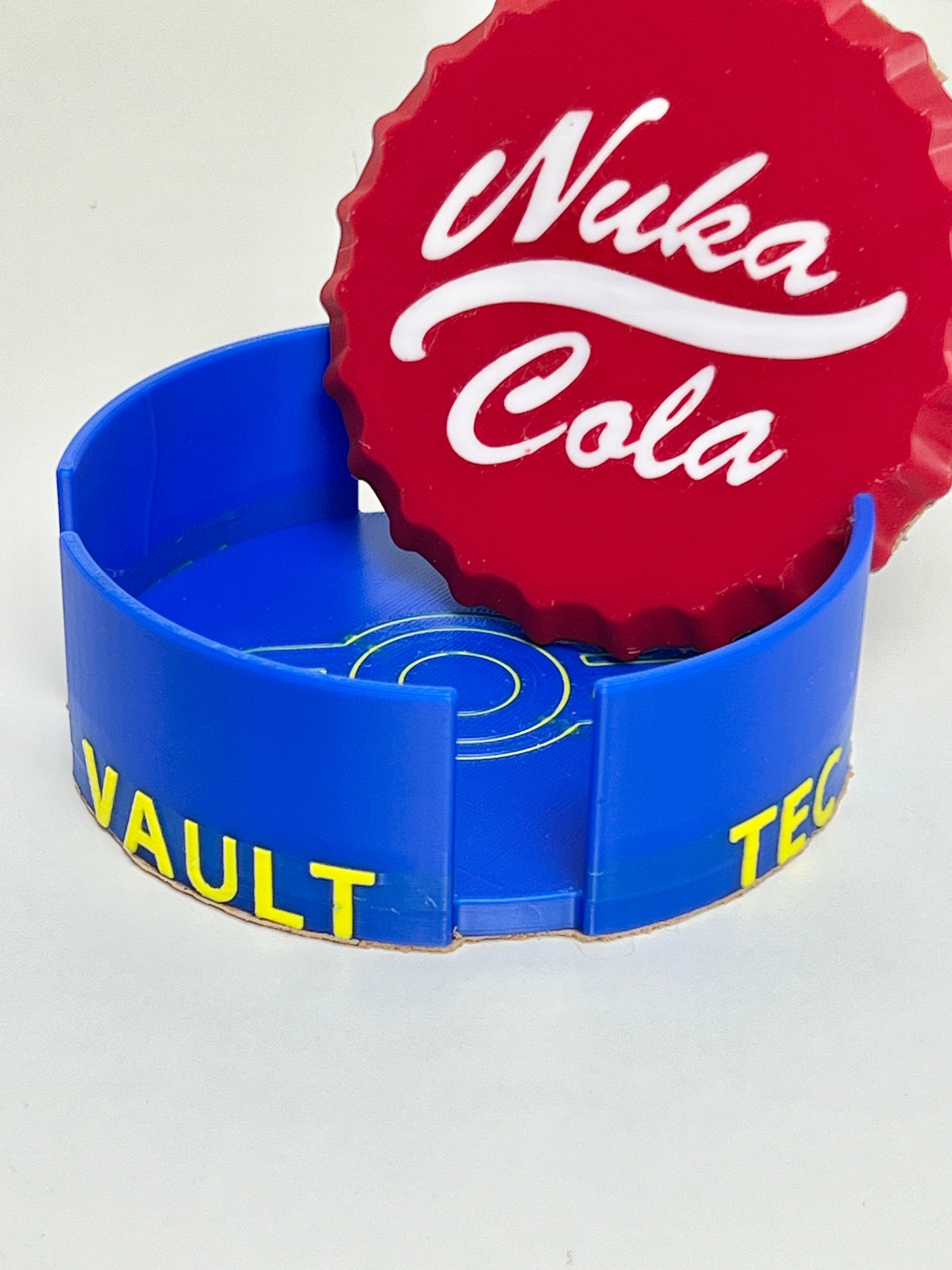 Fallout Drink Coasters Table Top Coffee Coaster Fall Out Game Nukacola ...