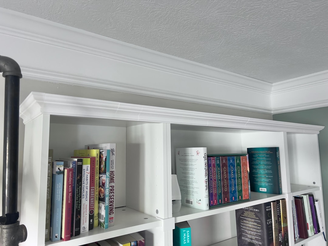 Billy Bookshelf Crown Molding Kit | Modular Pack for Any Width ...