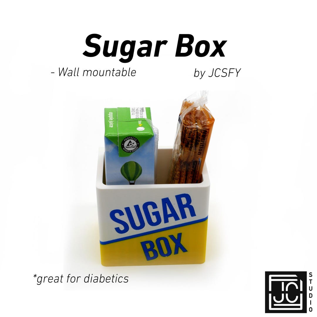 Juice Box Wall Storage Holder | Nightstand Snack Bin for Low Blood ...