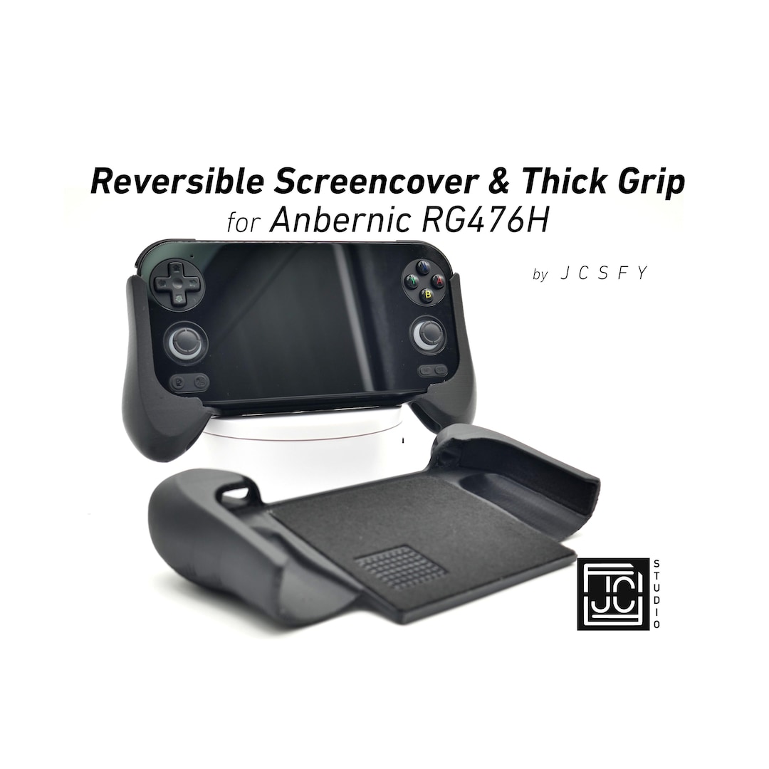 Grip for Anbernic RG476H Thick Comfort Grip With Felt Wrap Ergonomic RG ...