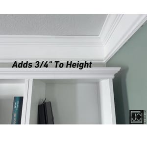 Billy Bookshelf Crown Molding Kit | Modular Pack for Any Width ...