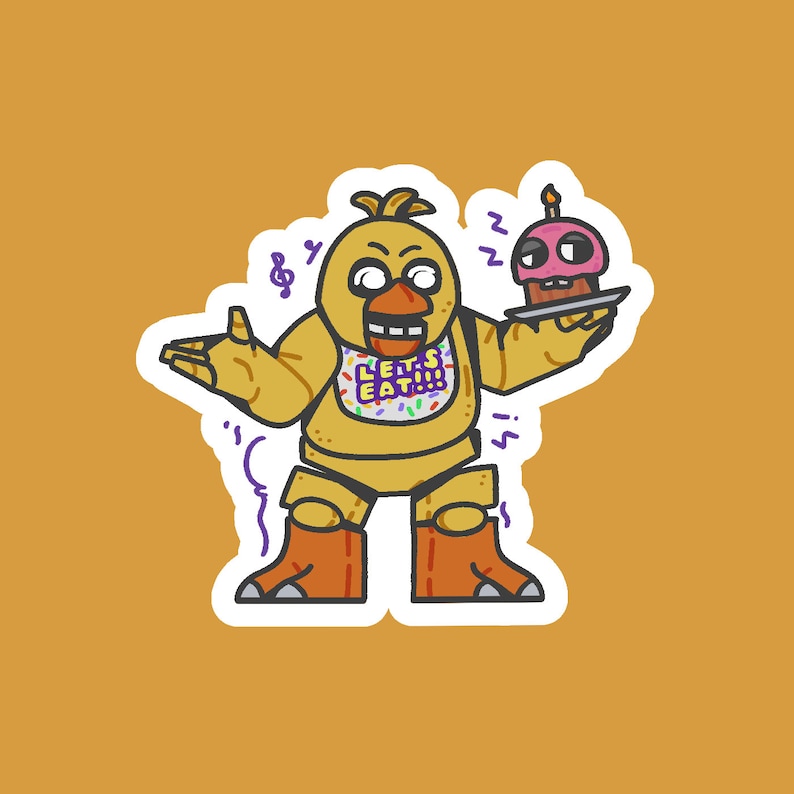 Five Nights at Freddy's Sticker Pack - Etsy