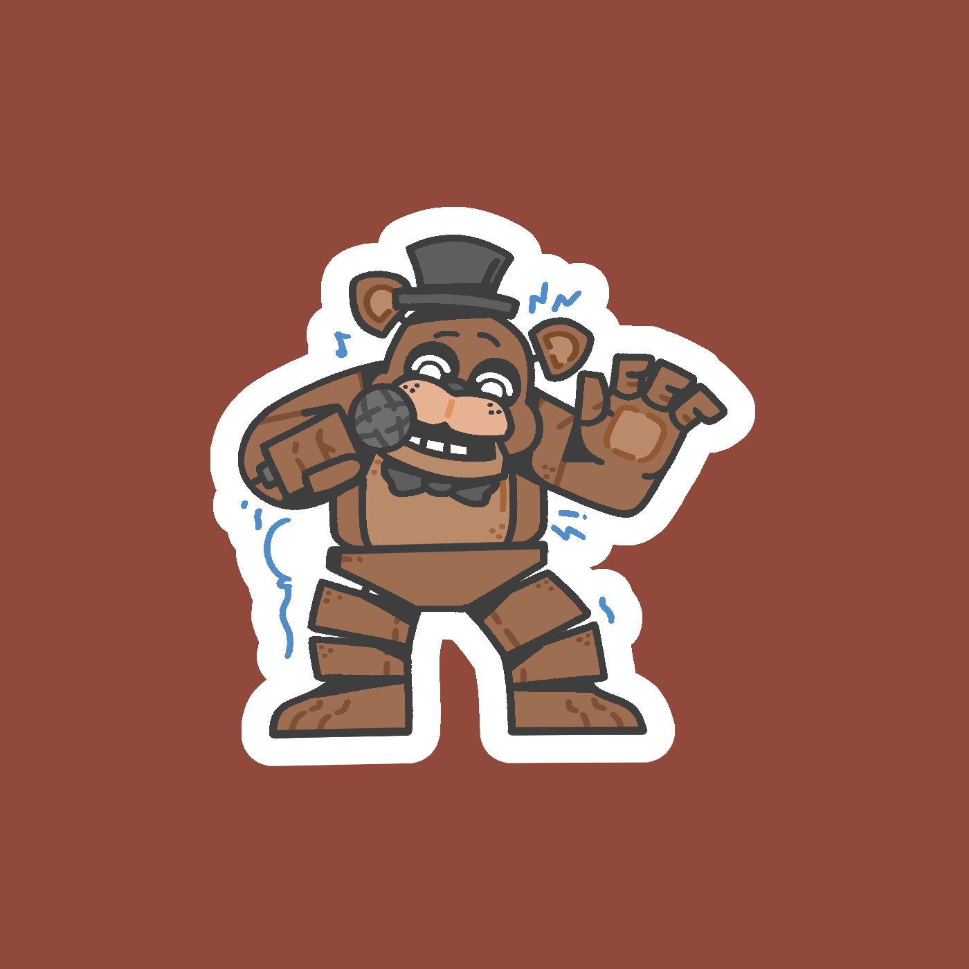 Five Nights at Freddy's Sticker Pack - Etsy
