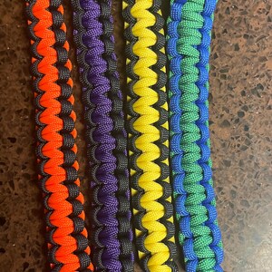 Handmade Paracord Bracelets. Made to Order Custom Colors. - Etsy