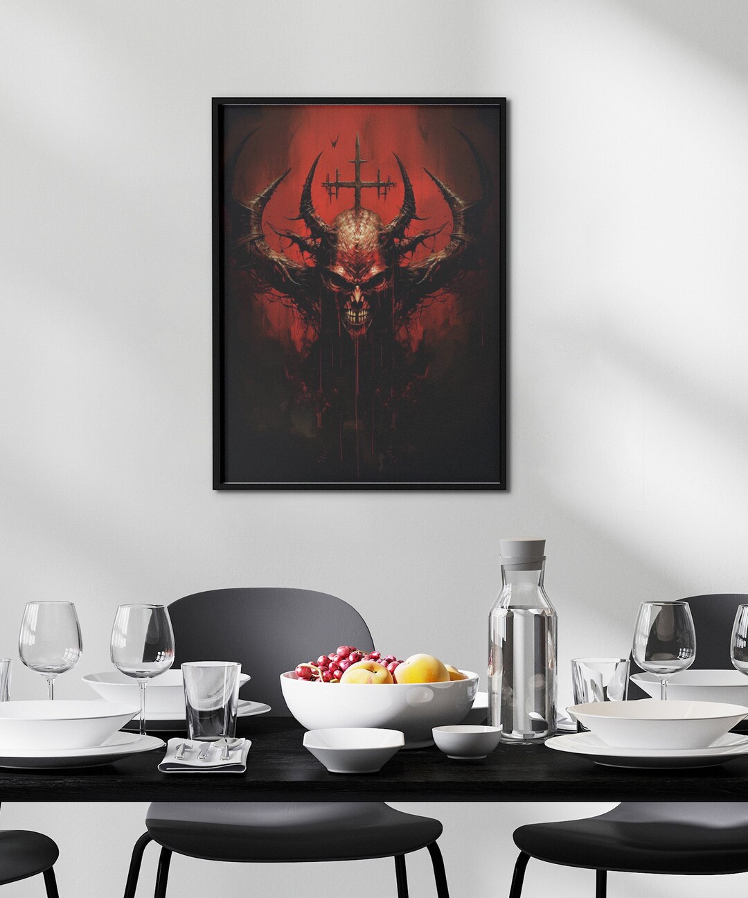 Demon Art Living Room Art Anime Art Anime Design Art Scary Power ...