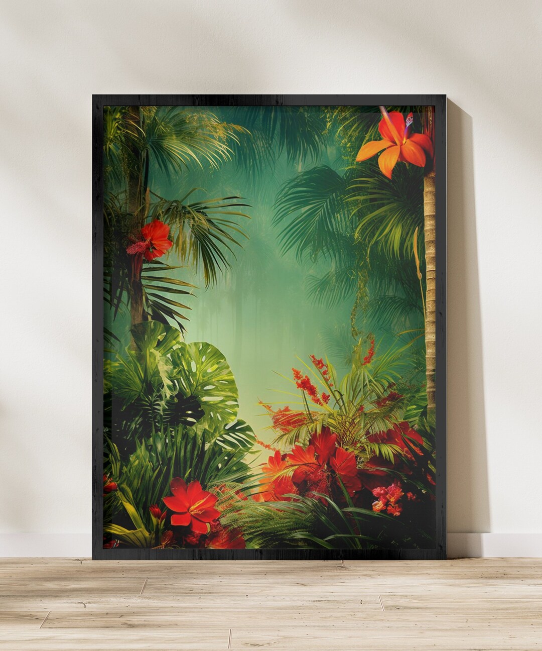 Colorful Art Flowers Forest Design of Flower Forest Art Beautiful ...