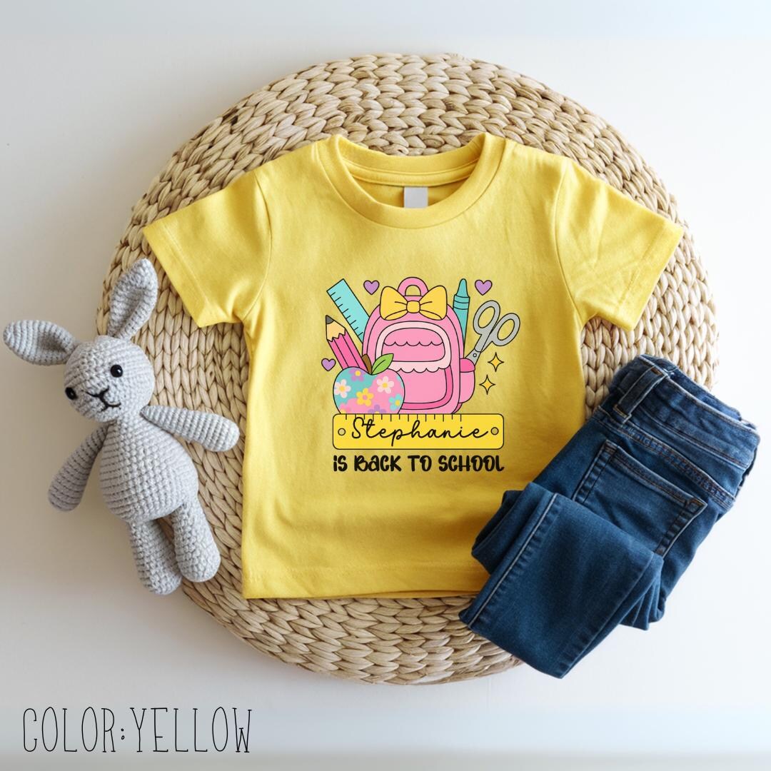 Custom Back to School Kid Shirt, Back to School Kid Shirt, Kid Shirt ...