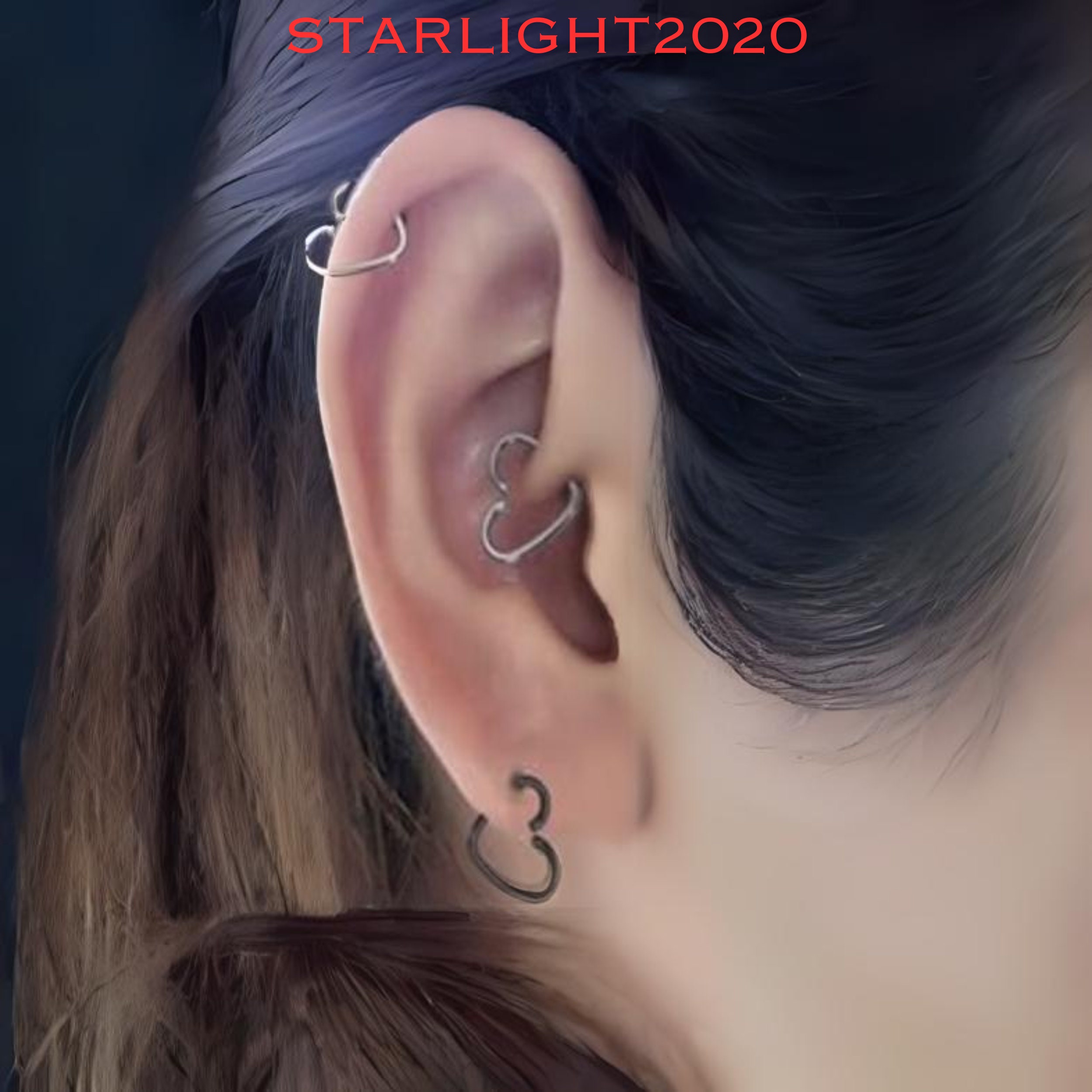 V-shaped Septum Ring / Opal Septum Clicker/daith Earring Hoop/ - Etsy UK