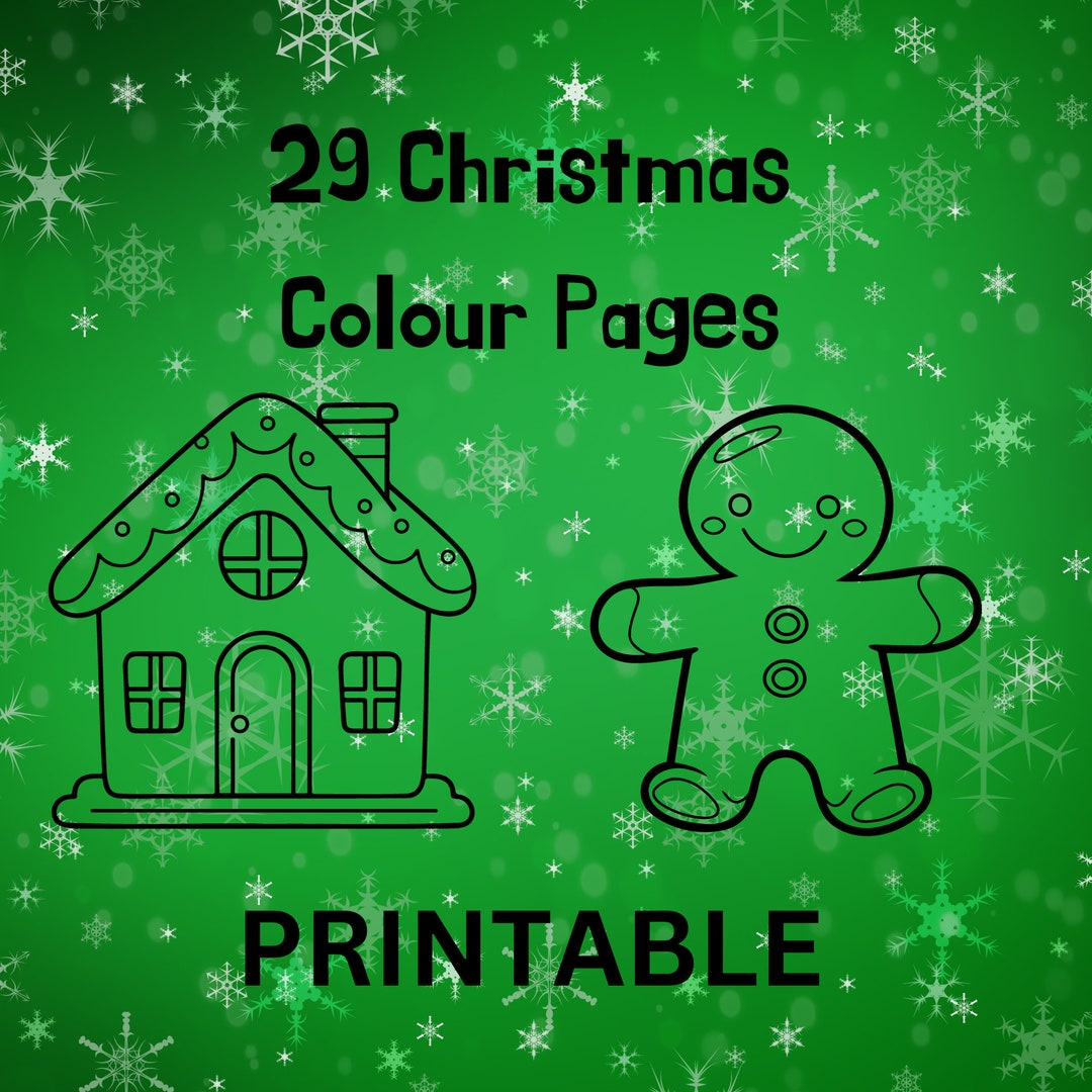 29 Christmas Coloring Pages, Christmas Printable, Christmas Games ...