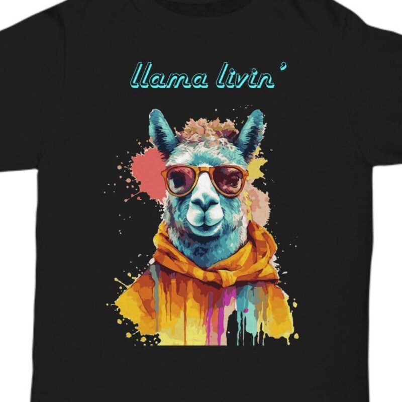 Llama Tshirt - Etsy