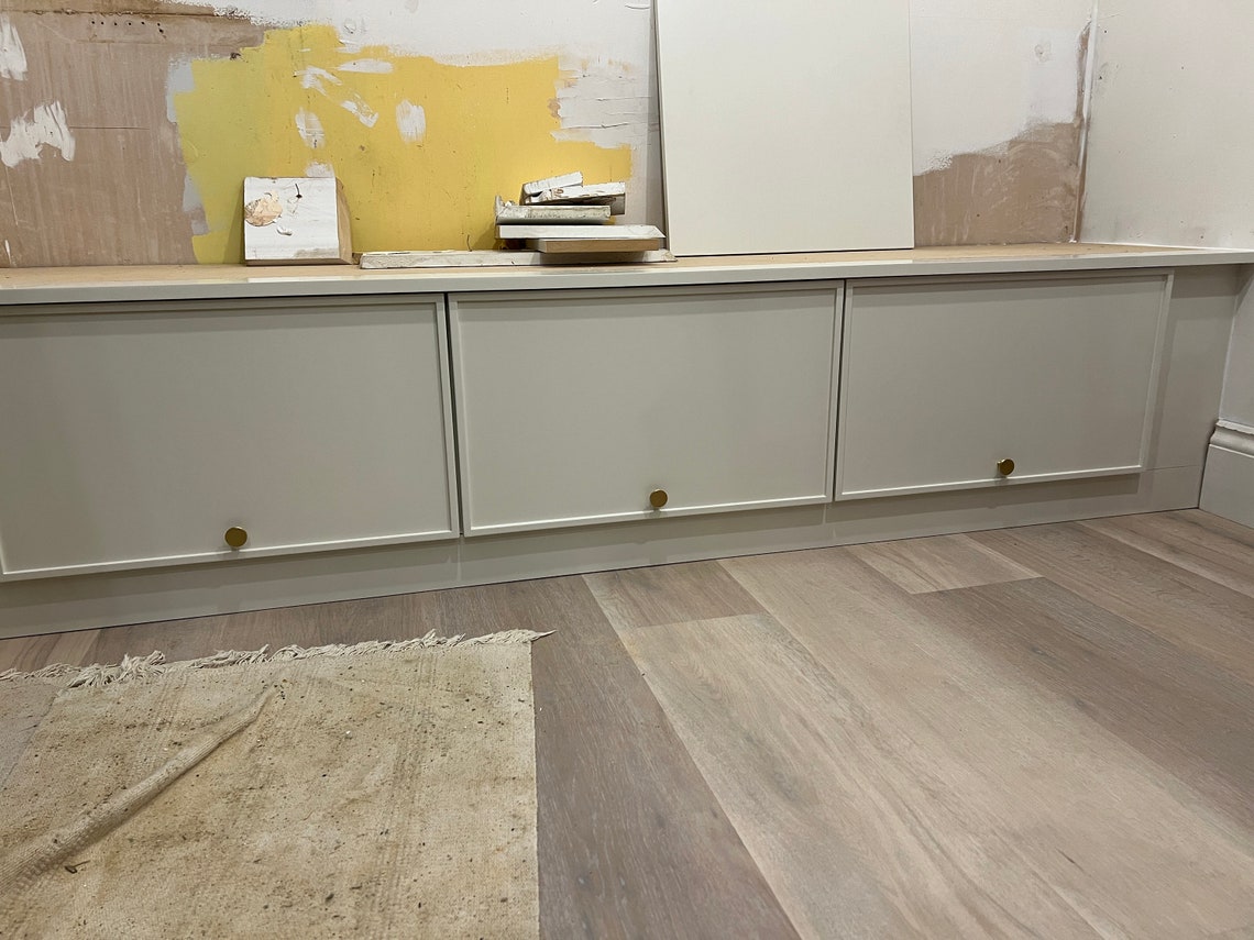 Skinny Shaker Kitchen Doors Bespoke Suitable for Howdens/wren/magnet ...