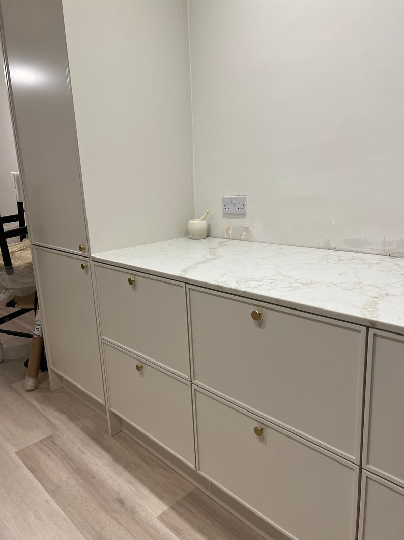Skinny Shaker Kitchen Doors - Bespoke - Suitable for Howdens/wren ...
