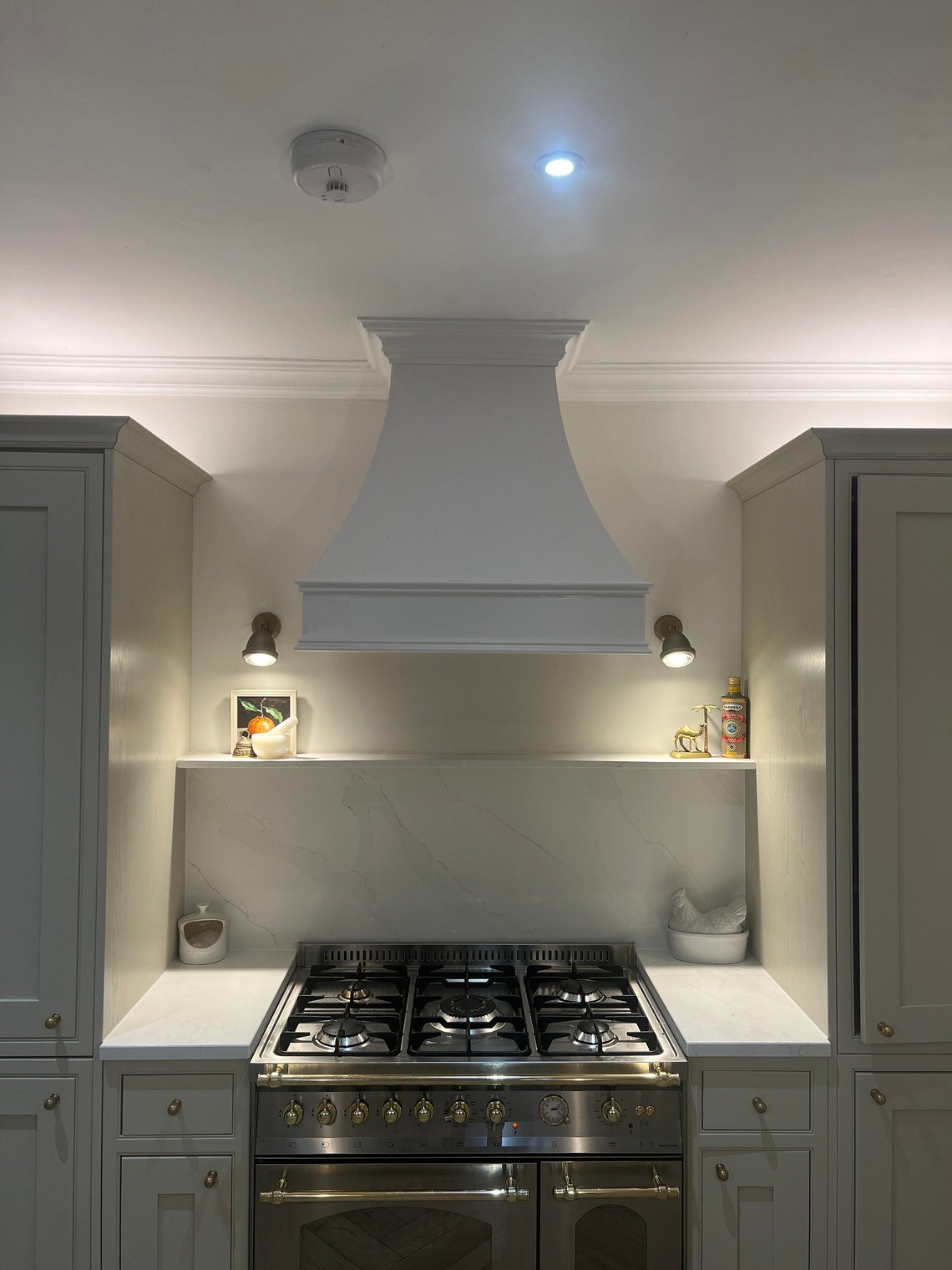 Curved Range Cooker Hood - Handmade Extraction Fan Housing - Etsy UK